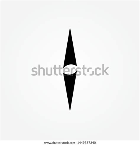 Compass Needle Icon Direction Icon Stock Vector Royalty Free