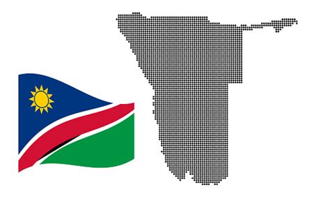 나미비아 지도 및 플래그 플랫 아이콘 기호 벡터 일러스트 레이 션 0명에 대한 스톡 벡터 아트 및 기타 이미지 0명 개념 결심 Istock
