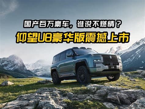仰望u8豪华版震撼上市：国产百万豪车，谁说不燃情 哔哩哔哩