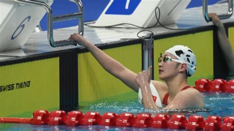 Li Bingjie Equals Asian Record In Womens 400m Free At National