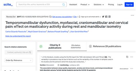 Temporomandibular Dysfunction Myofascial Craniomandibular And