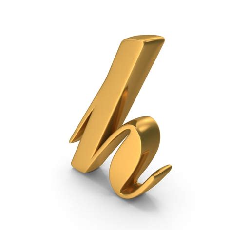 H Cursive Opti Script Font Style Alphabet Gold 3d Incl Alphabet And Font Envato