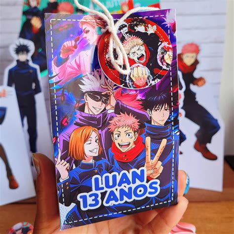 Kit Festa Jujutsu Kaisen Itens Elo Produtos Especiais