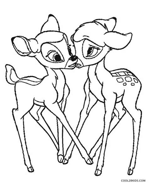 Bambi And Faline Coloring Pages
