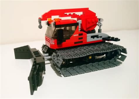 Lego Moc Pistenbully Winch By Psiborgvip Rebrickable Build With Lego