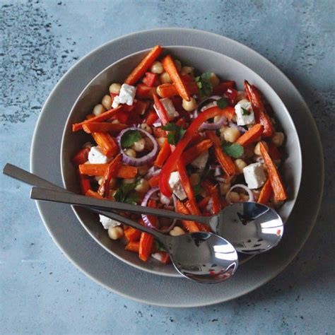 Salade De Pois Chiches Carottes Au Cumin Et Poivron Casserole Chocolat