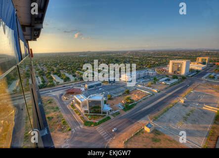 Aerial View Of CBD And Reserve Bank Looking Northeast Harare Zimbabwe Stock Photo Alamy