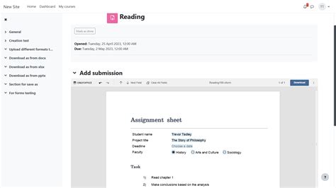 How To Create Form Assignments In Moodle With The Integrated Onlyoffice