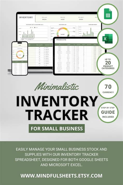 Inventory Tracker Spreadsheet For Small Business Excel Google Sheets
