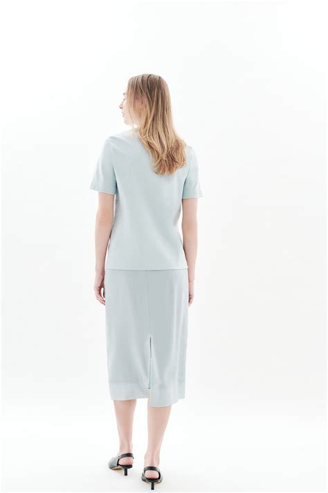 T Shirt Thugo Vert Clair Femme