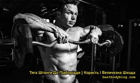Тяга Штанги До Підборіддя Користь І Величезна Шкода