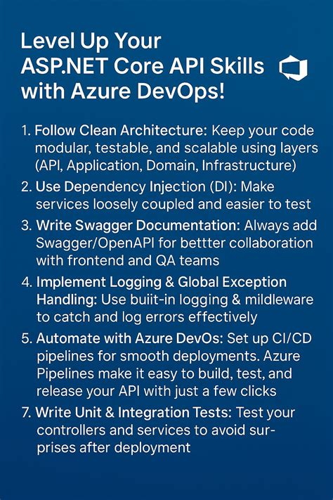 Cleanarchitecture Dotnetcore Apidesign Dependencyinjection Dotnettips Priyanka Nikam