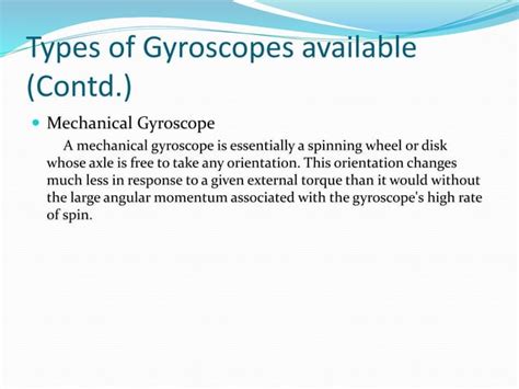 Gyroscopes PPTX