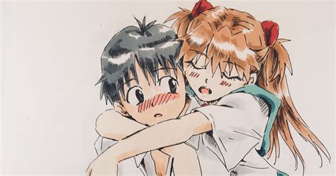 アスカ アスカとシンジ ゆうたくのイラスト Pixiv