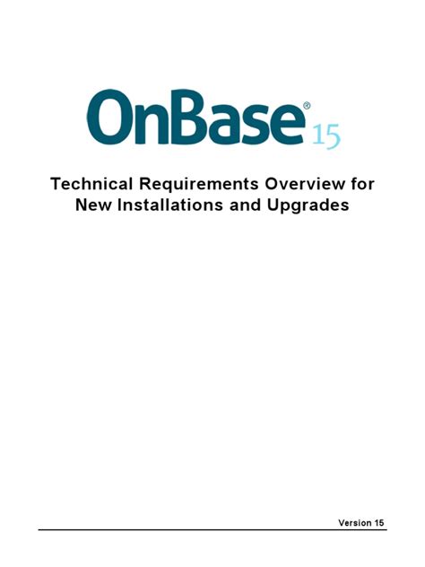 Onbase 15 Release Overview Pdf Microsoft Office Esri