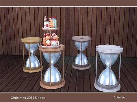 The Sims Resource Christmas 2019 Decor Hourglass End Table