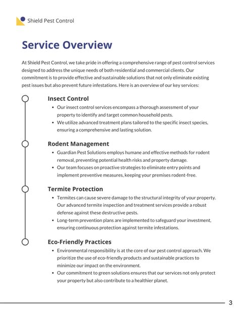 Pest Control Services Proposal Template Venngage