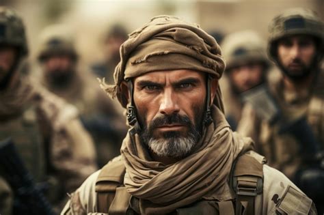 Premium Ai Image An Image Of A Man In A Military Uniform Standing In