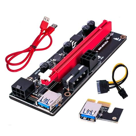 Tarjeta Vertical Pci E Ver009 Adaptador Gpu 1x A 16x Tarjeta De Video