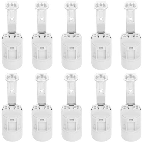 10pcs Candelabra Socket Replacement 60mm Light Socket E14 Screw Light