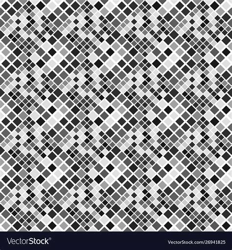 Geometrical Square Pattern Background Gray Vector Image