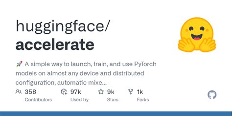 Github Huggingfaceaccelerate 🚀 A Simple Way To Launch Train And Use Pytorch Models On