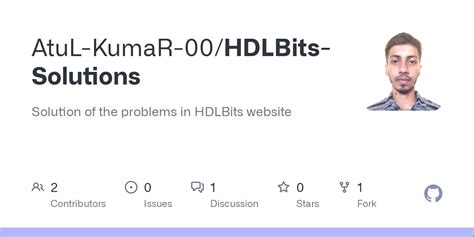 Github Atul Kumar Hdlbits Solutions Solution Of The Problems In Hdlbits Website