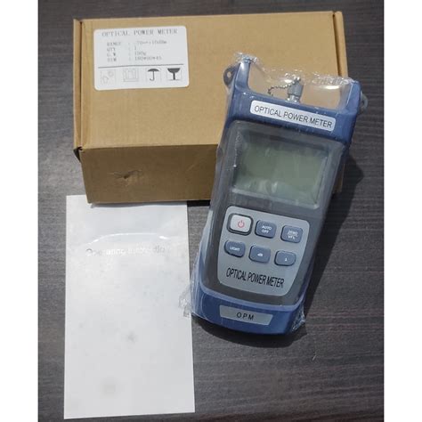 Jual Optical Power Meter Cable Tester Kabel Fiber Optic Ftth Opm
