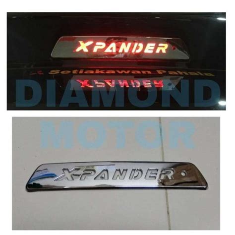 Promo Lis List Garnis Ring Cover Chrome Brake Lamp Mitsubishi Xpander