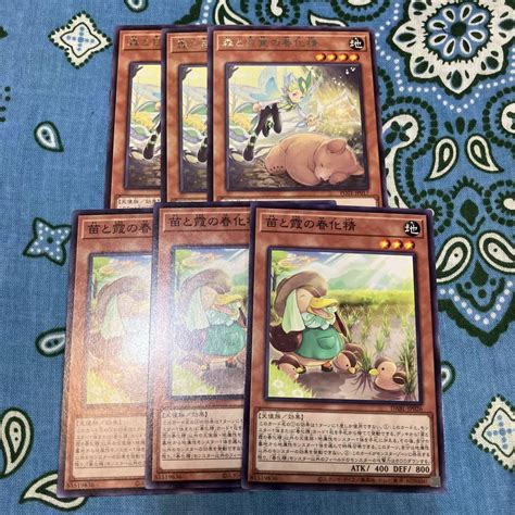 橙様専用 遊戯王 苗と霞の春化精 3枚セット 2セットタダ割ギム Eb By メルカリ