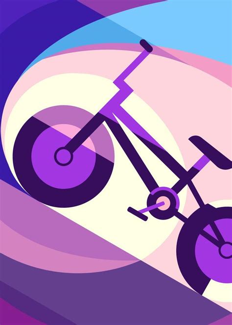 Poster With Bmx Bike 5843148 Vector Art At Vecteezy