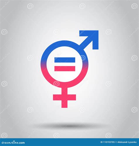 Gender Equal Sign Silhouette Royalty Free Cartoon