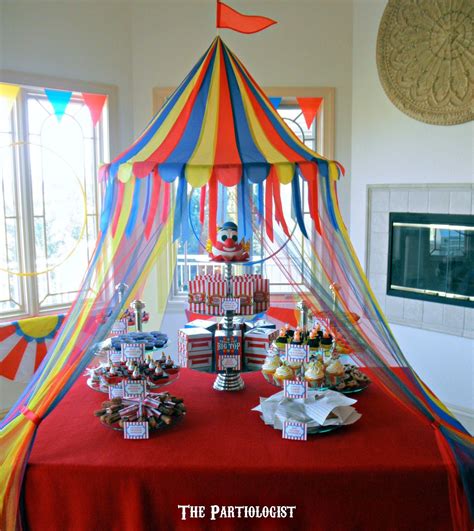 Around The Circus In 80 Days Circus Birthday Party Carnival Themed Party Circus Birthday