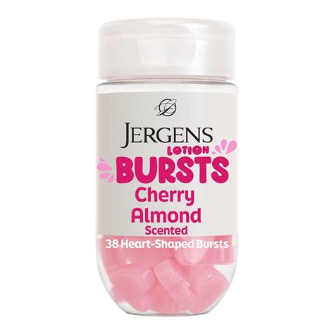 Jergens Cherry Almond Lotion Bursts Squishy Heart Shaped
