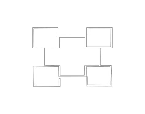 Premium Vector Continuous Line Drawing Of Wall Frame One Line Of Picture Frame Frame