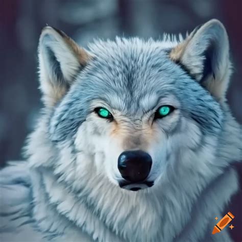 Pack Of White Wolves Dancing In A Winter Wonderland Forest On Craiyon