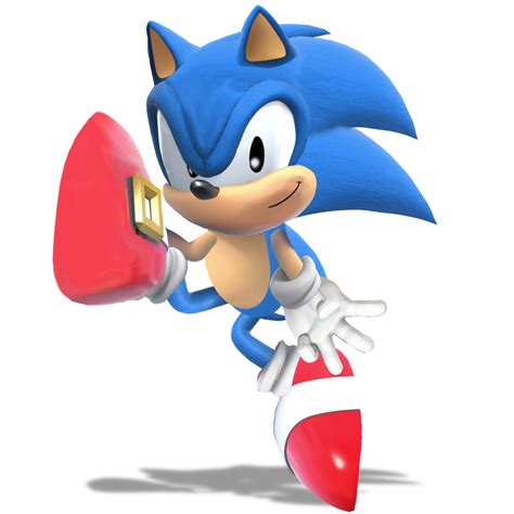 Classic Sonic Ssbu Render By Icebirdo On Deviantart