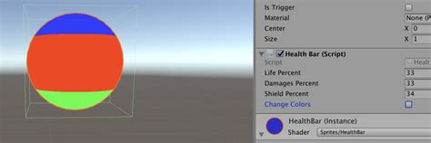 shader that assigns a different color to different sections of an