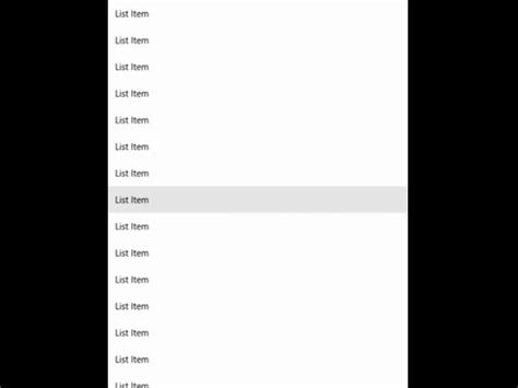 UWP ListView Without Highlighting And Stuff Code Sundry