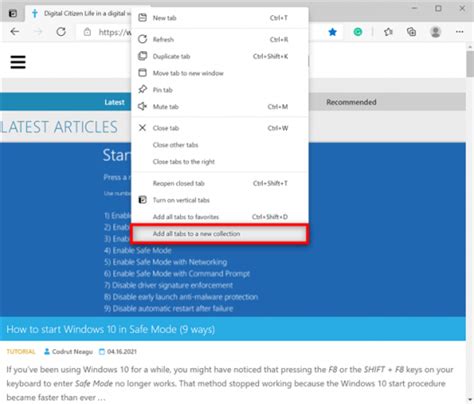 How To Use The Microsoft Edge Collections Digital Citizen