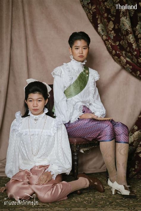 Thai Costume During The Reign Of King Rama V Of Siam Thailand 🇹🇭