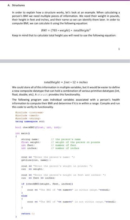 Solved In Order To Explain How A Structure Works Let S Look Chegg Com