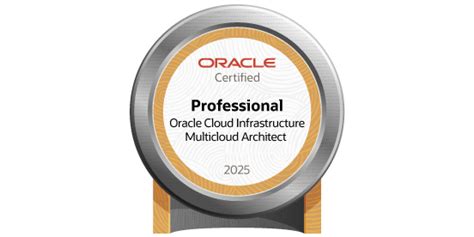 Oracle Cloud Infrastructure 2025 Certified Multicloud Architect