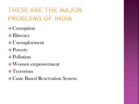 Ppt Major Problems Of India Powerpoint Presentation Free Download