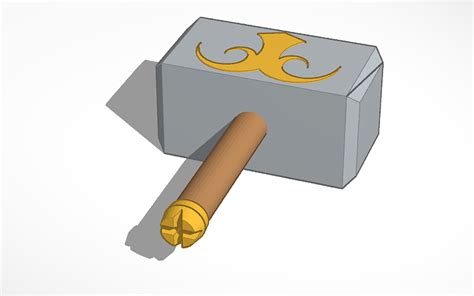 3d Design War Hammer Tinkercad