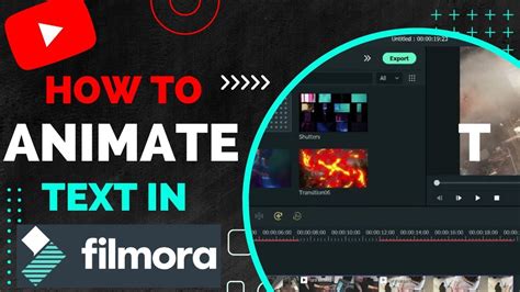 How To Make Animated Text In Filmora 11 Youtube
