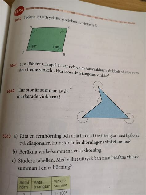 Vinklar Matematik Årskurs 7 Pluggakuten