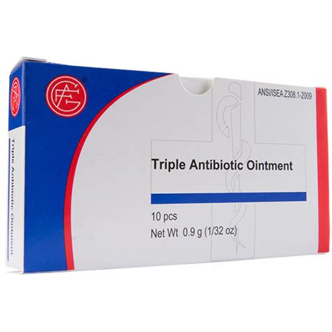 Triple Antibiotic Ointment Unitized 10bx Date Label