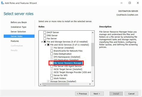 Github Roslyndwilliamsinstall And Configure The File Server Role In