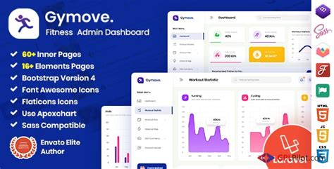 Gymove And Fitness Admin Dashboard Laravel Bootstrap Template[download]